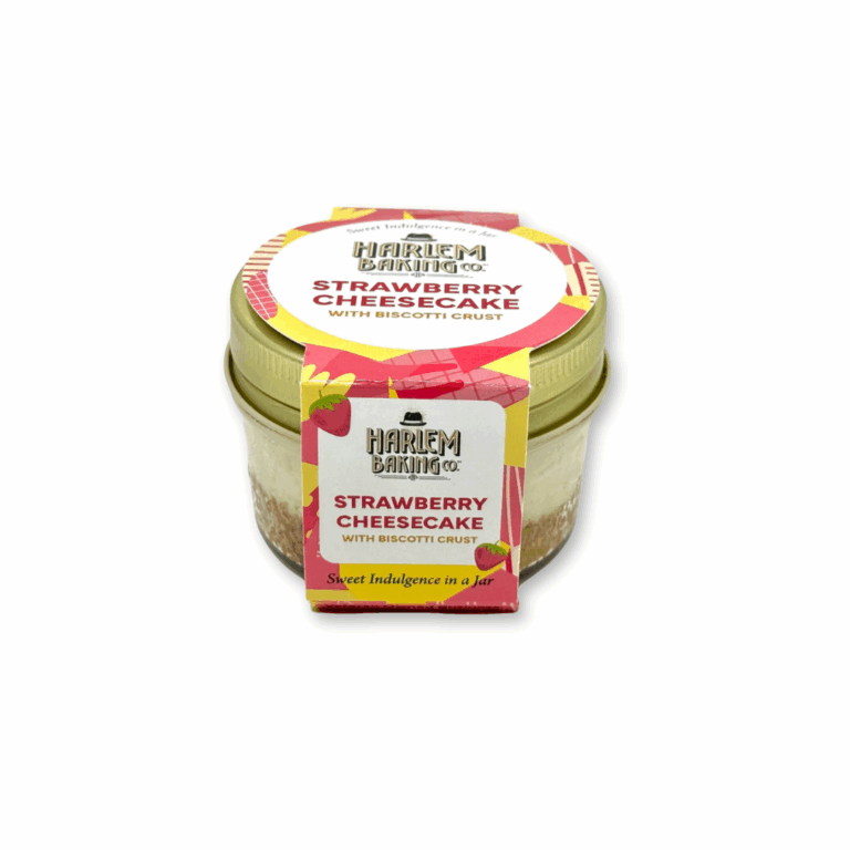 Strawberry Cheesecake with Biscotti Crust - OLMA Caviar